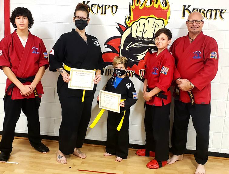 Kempo Karate announces advancements | News, Sports, Jobs - Observer Today
